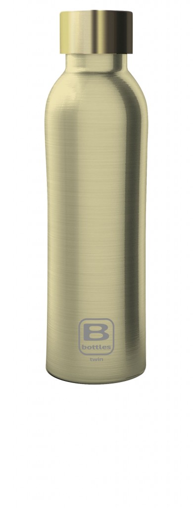 Bugatti B Bottles - Yellow Gold Brushed 500ml | 意大利不銹鋼保溫水壼 500毫升 - Zmart